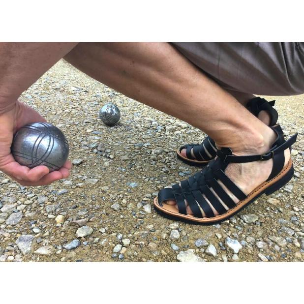 Sandale en cuir Jéricho, fabriquée en France